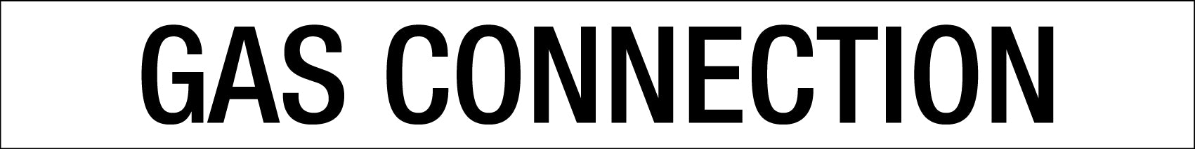 Gas Connection - Statutory Sign – New Signs
