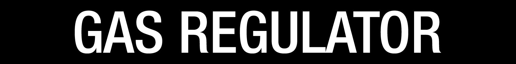Gas Regulator - Statutory Sign – New Signs