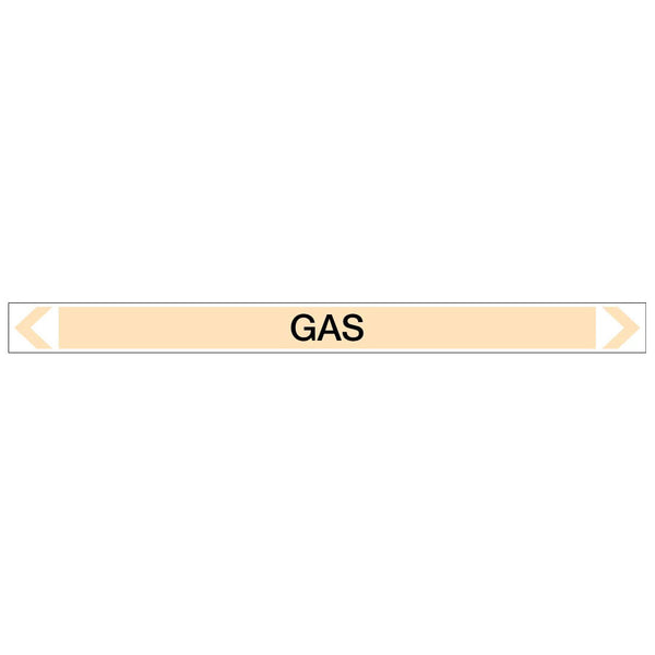Gases - Gas - Pipe Marker Sticker – New Signs