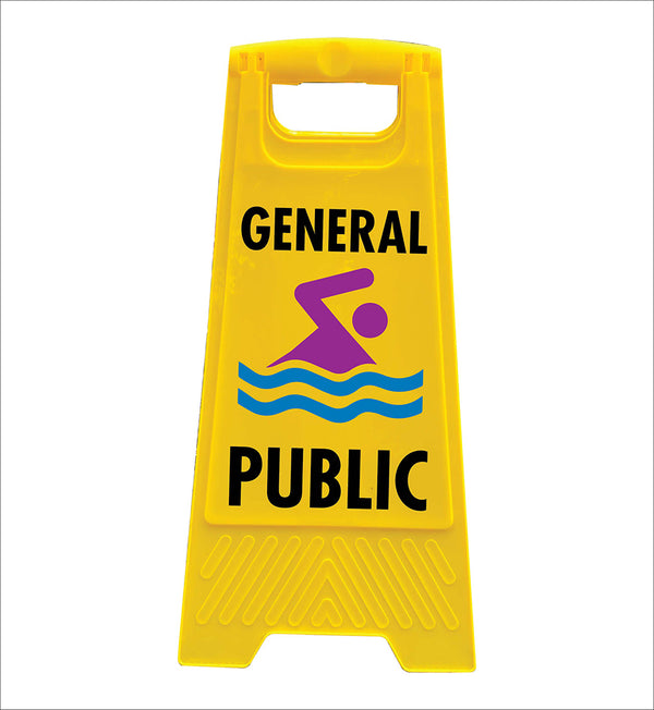 Yellow A-Frame - General Public – New Signs