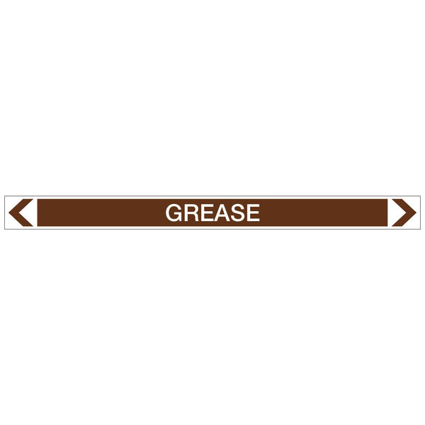 Oils - Grease - Pipe Marker Sticker – New Signs