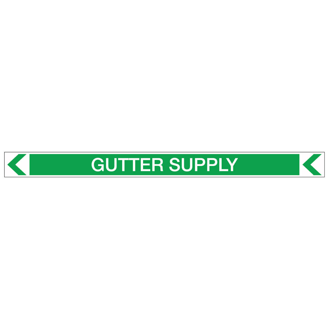 Pool/Spa - Gutter Supply (Left) - Pipe Marker Sticker – New Signs