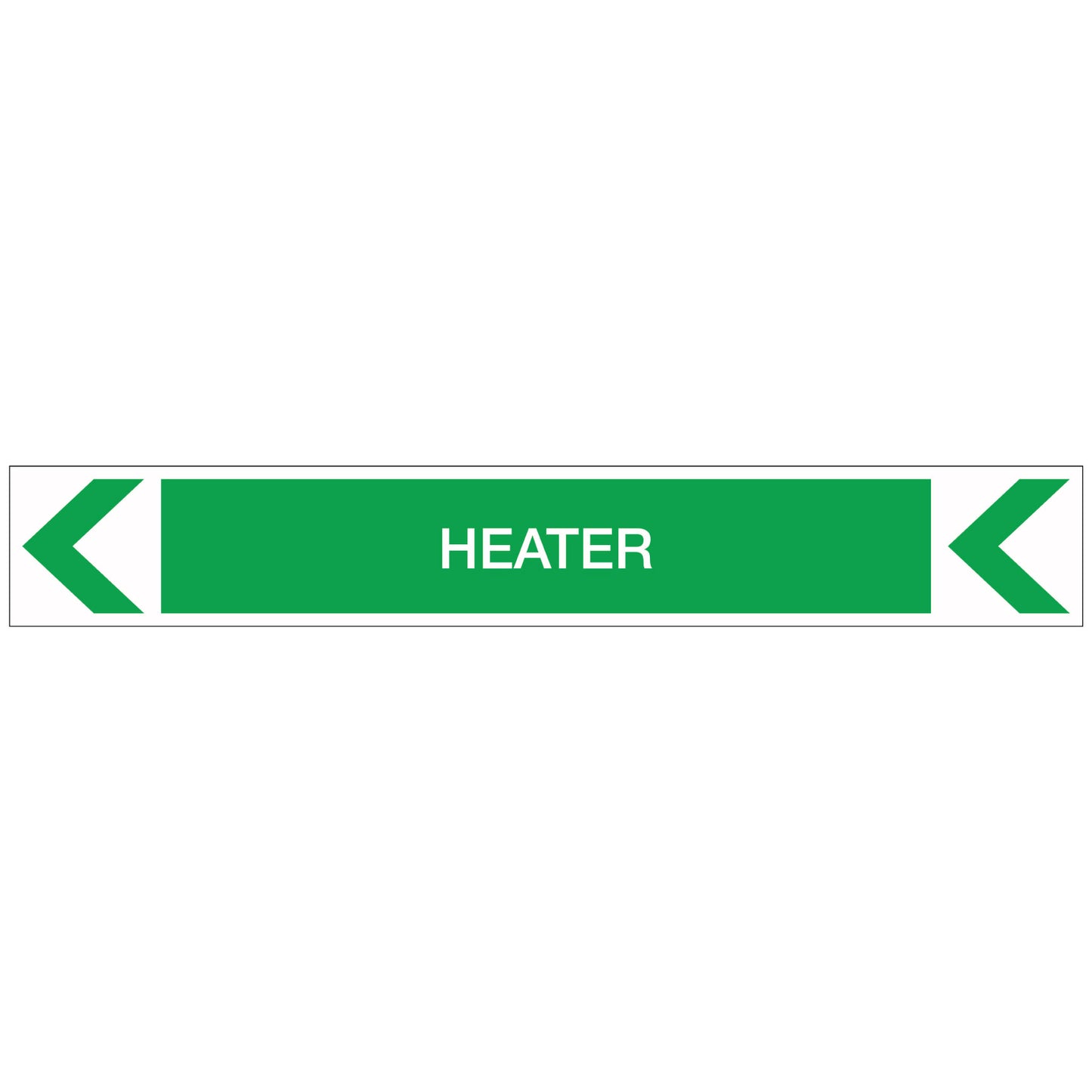 Pool/Spa - Heater (Left) - Pipe Marker Sticker – New Signs
