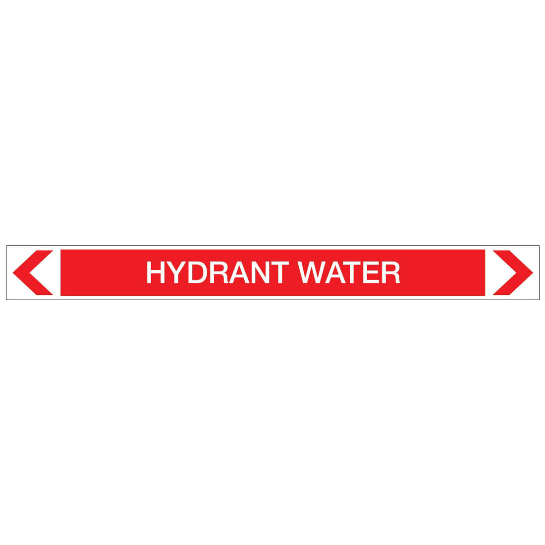 Fire Protection - Hydrant Water - Pipe Marker Sticker – New Signs