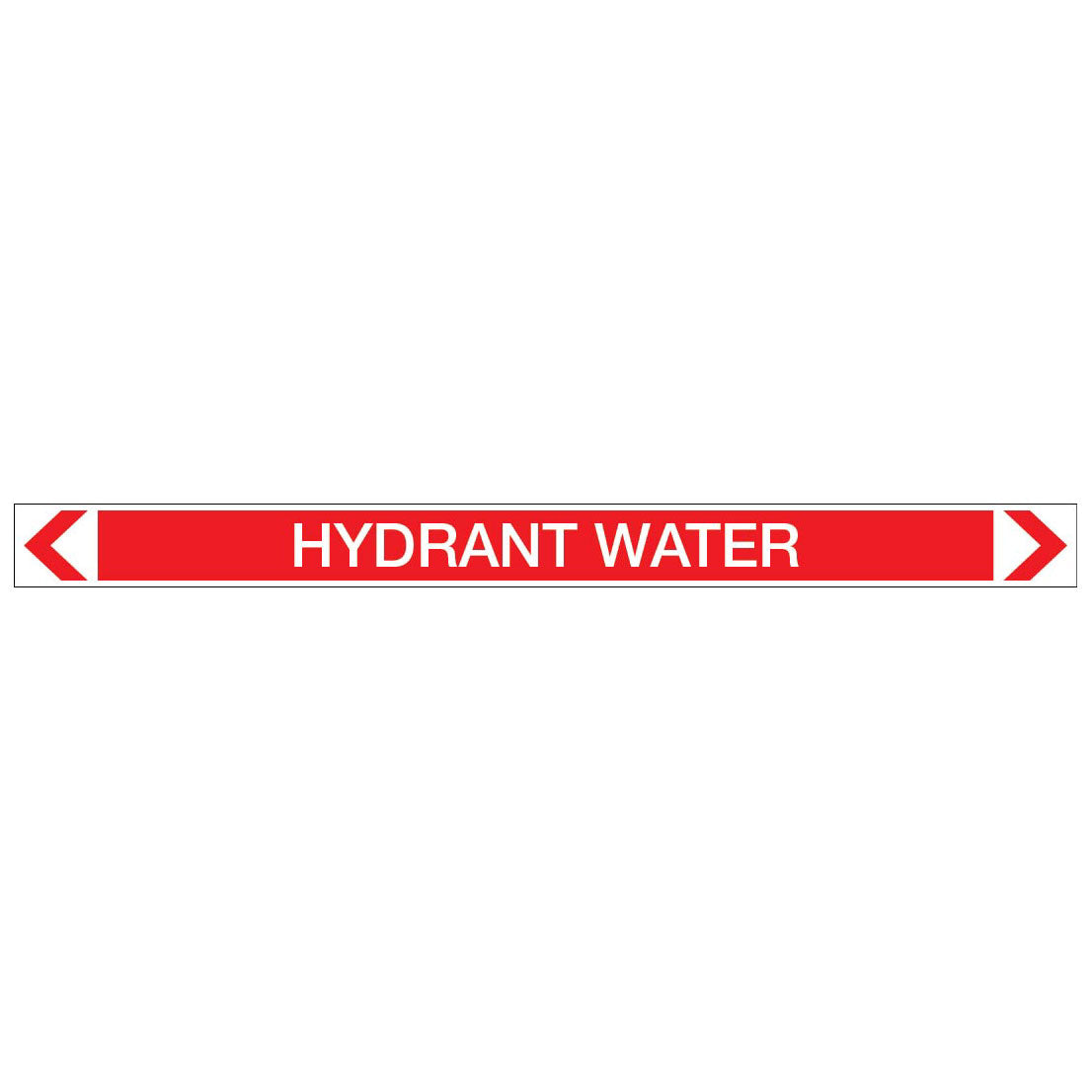 Fire Protection - Hydrant Water - Pipe Marker Sticker – New Signs