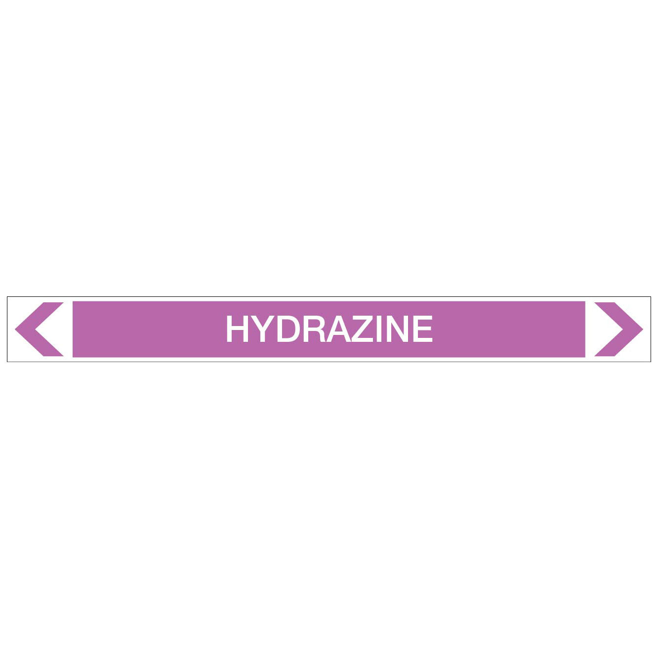 Alkalis / Acids - Hydrazine - Pipe Marker Sticker – New Signs