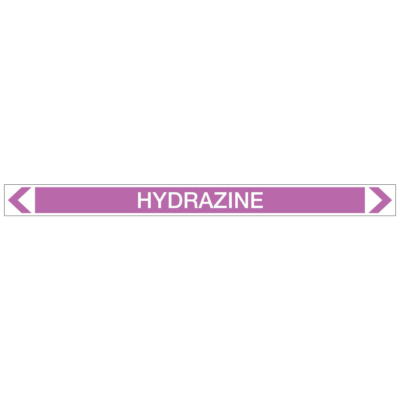 Alkalis / Acids - Hydrazine - Pipe Marker Sticker – New Signs