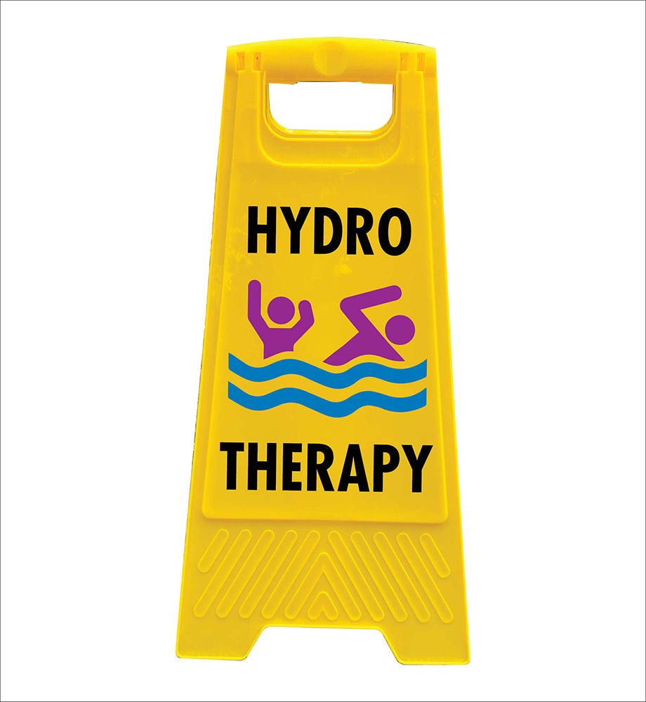 Yellow A-Frame - Hydro Therapy – New Signs