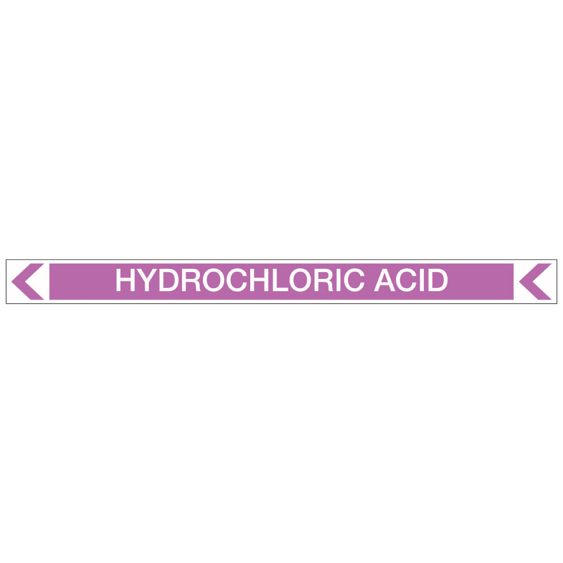 Pool/Spa - Hydrochloric Acid (Left) - Pipe Marker Sticker – New Signs