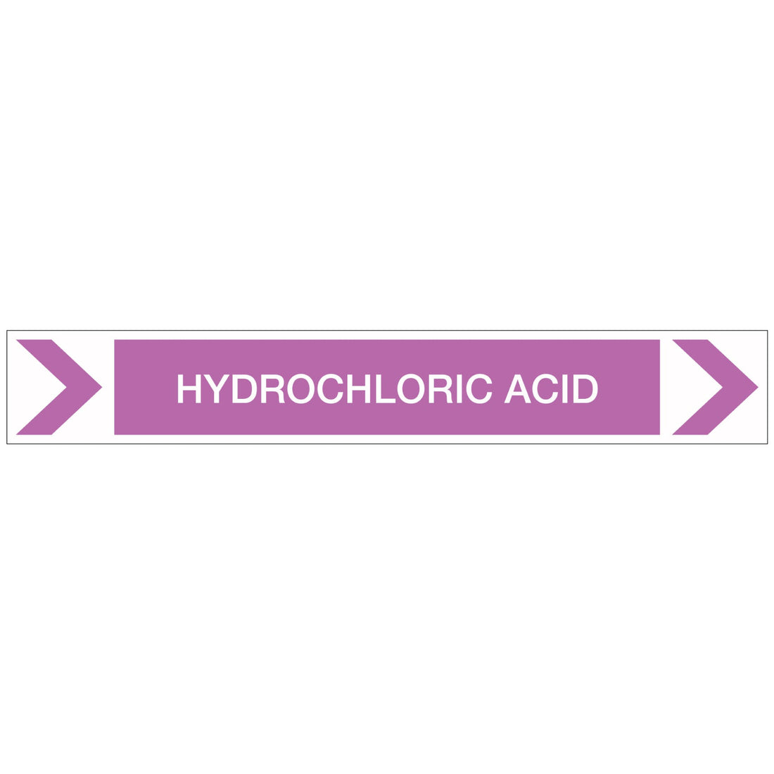 Pool/Spa - Hydrochloric Acid (Right) - Pipe Marker Sticker – New Signs