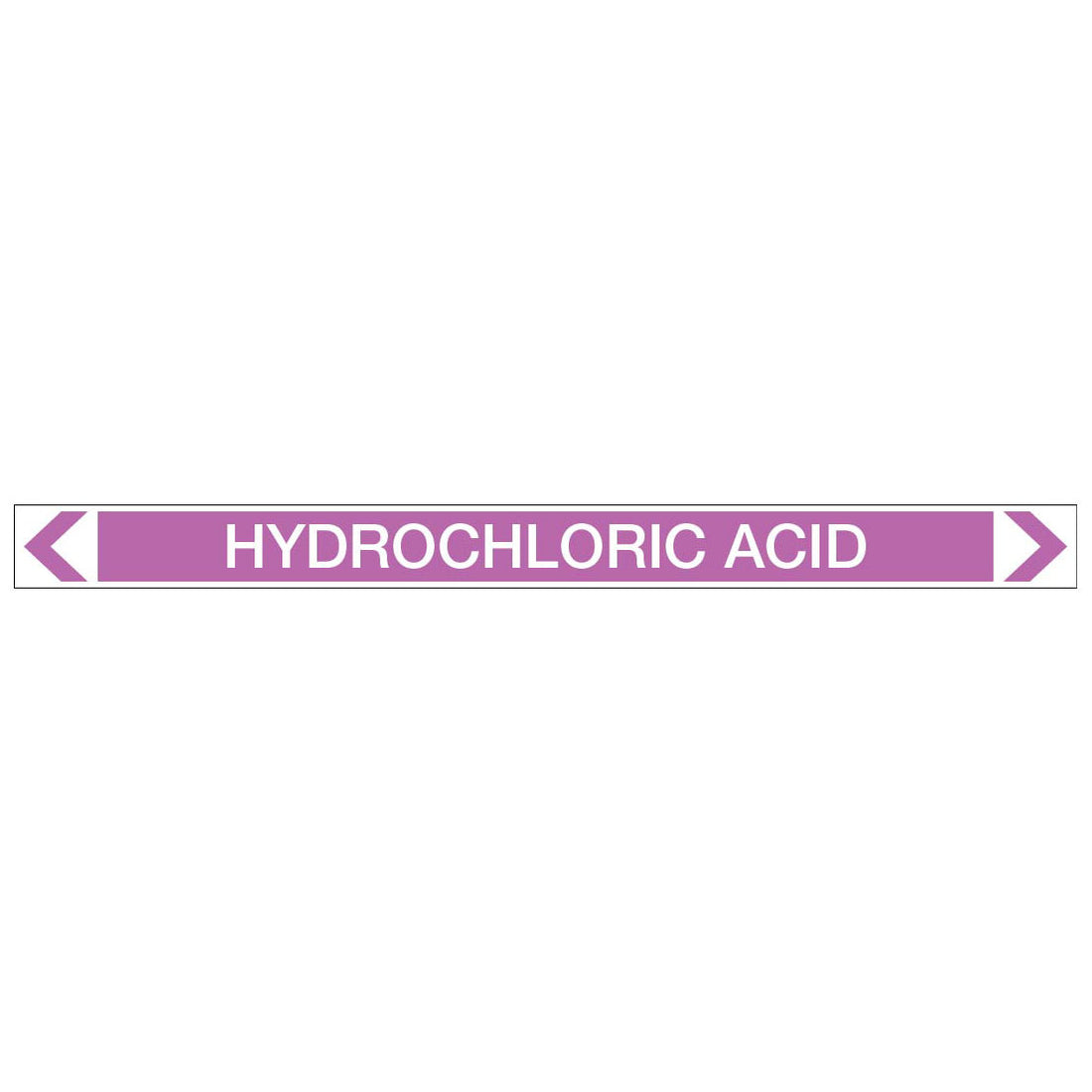 Alkalis / Acids - Hydrochloric Acid - Pipe Marker Sticker – New Signs