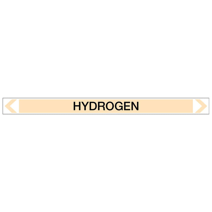 Gases - Hydrogen - Pipe Marker Sticker – New Signs
