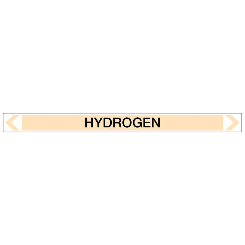 Gases - Hydrogen - Pipe Marker Sticker – New Signs