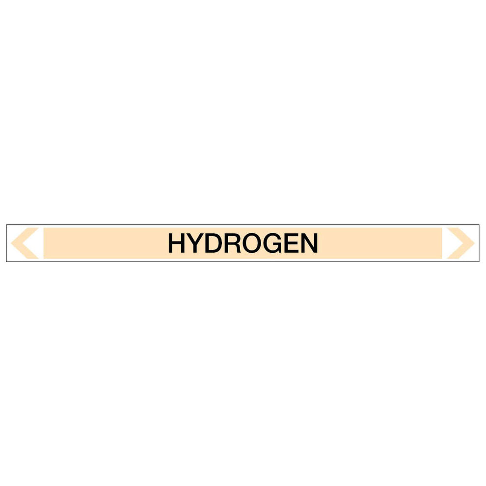 Gases - Hydrogen - Pipe Marker Sticker – New Signs