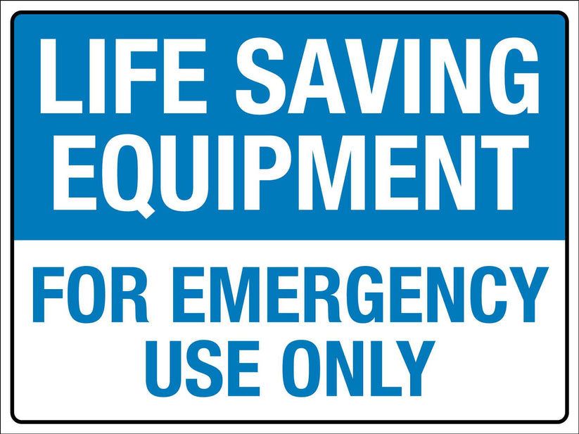 Life Saving Equipment Sign – New Signs