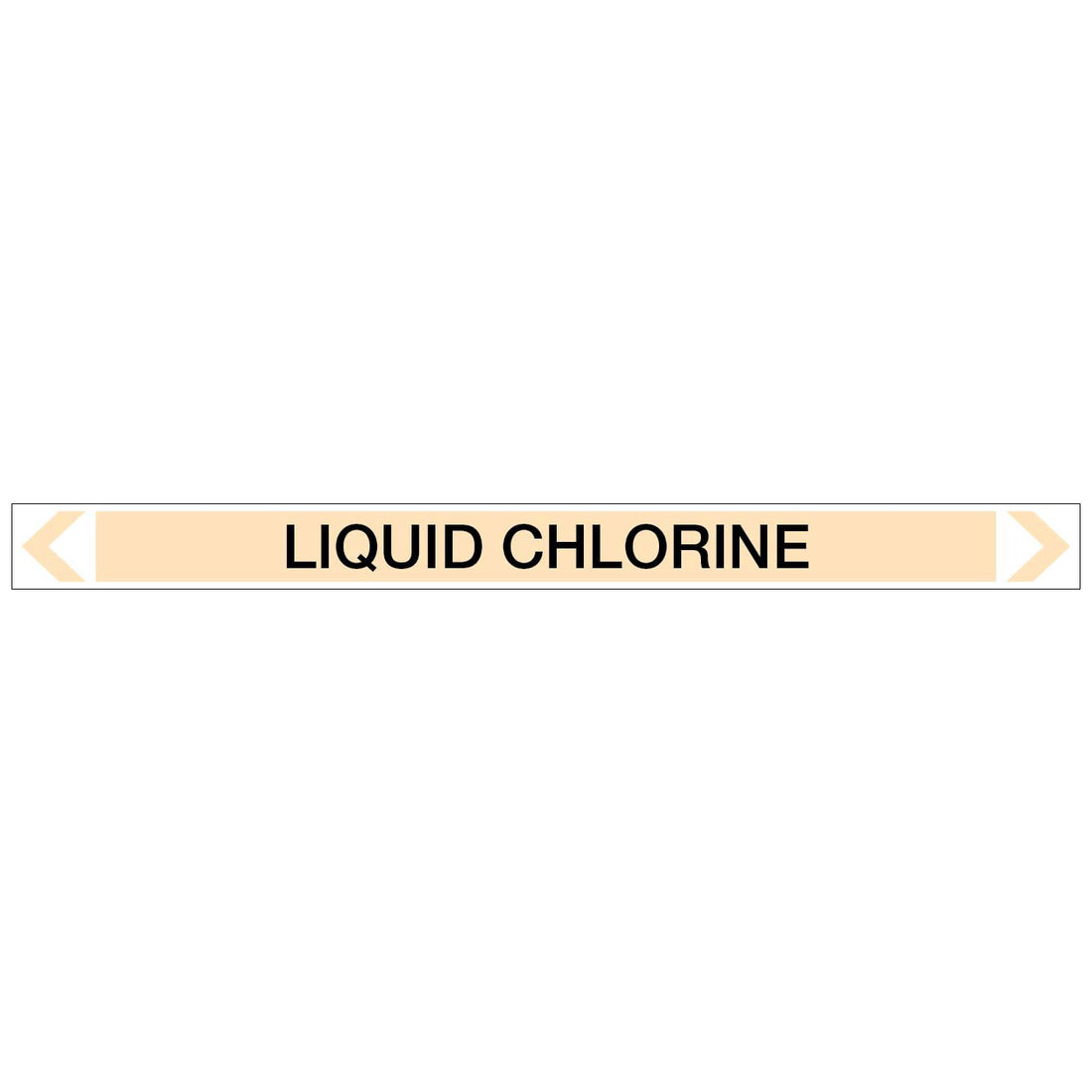 Gases - Liquid Chlorine - Pipe Marker Sticker – New Signs