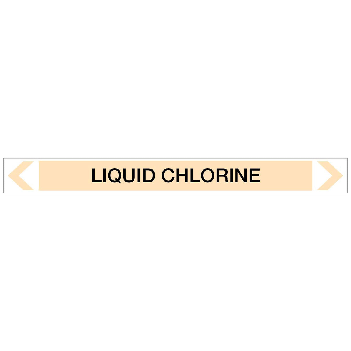 Gases - Liquid Chlorine - Pipe Marker Sticker – New Signs