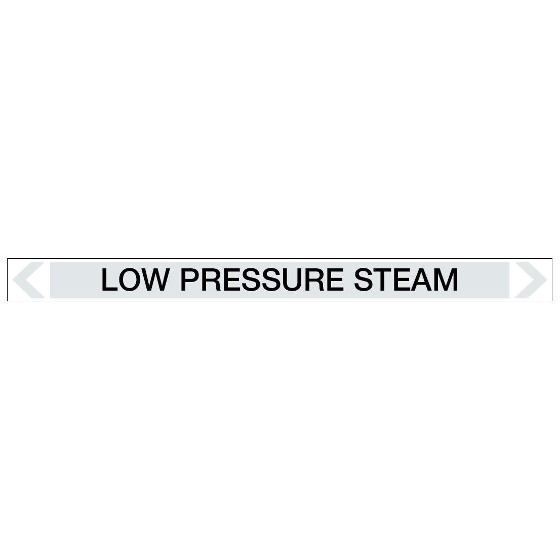 Steam - Low Pressure Steam - Pipe Marker Sticker – New Signs