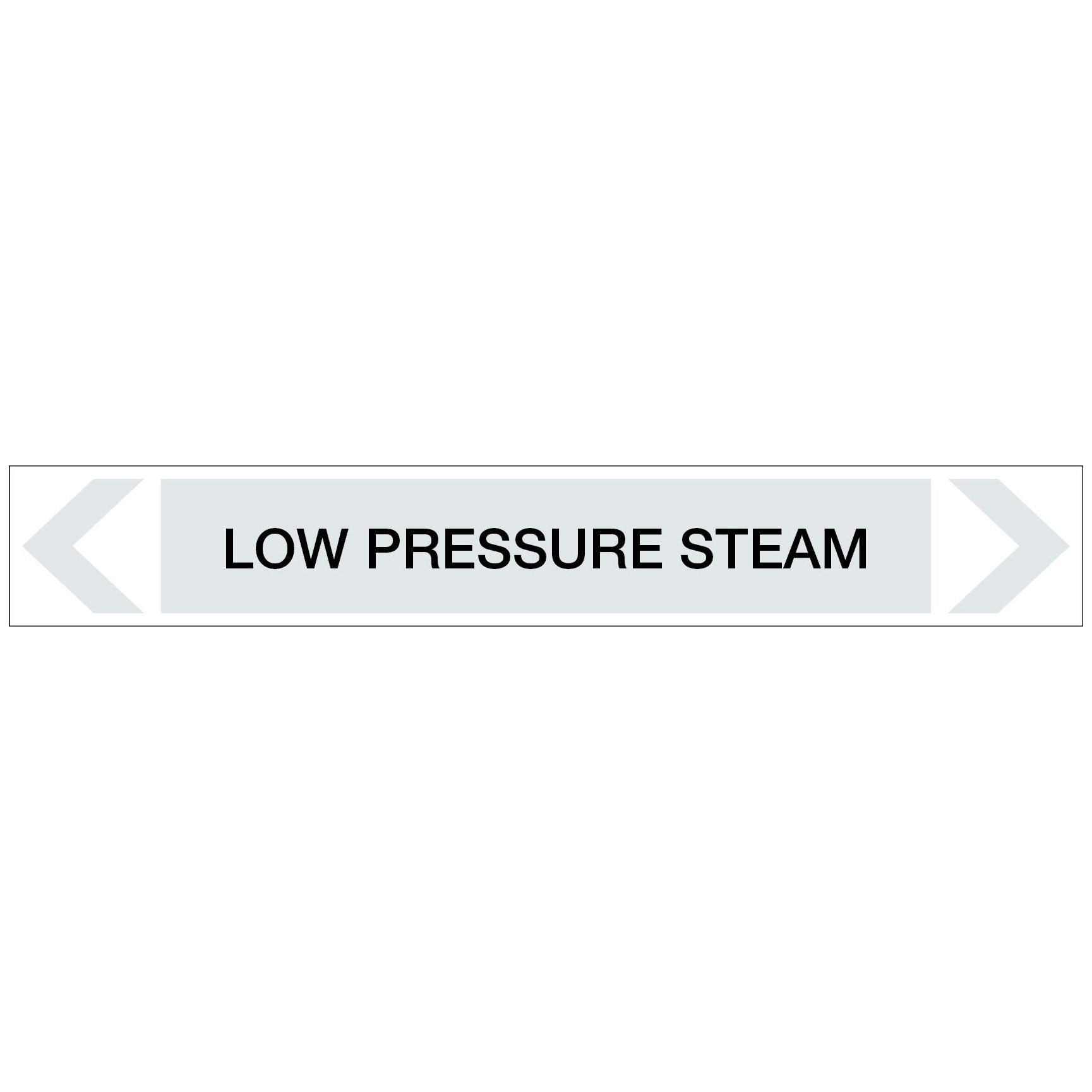 Steam - Low Pressure Steam - Pipe Marker Sticker – New Signs