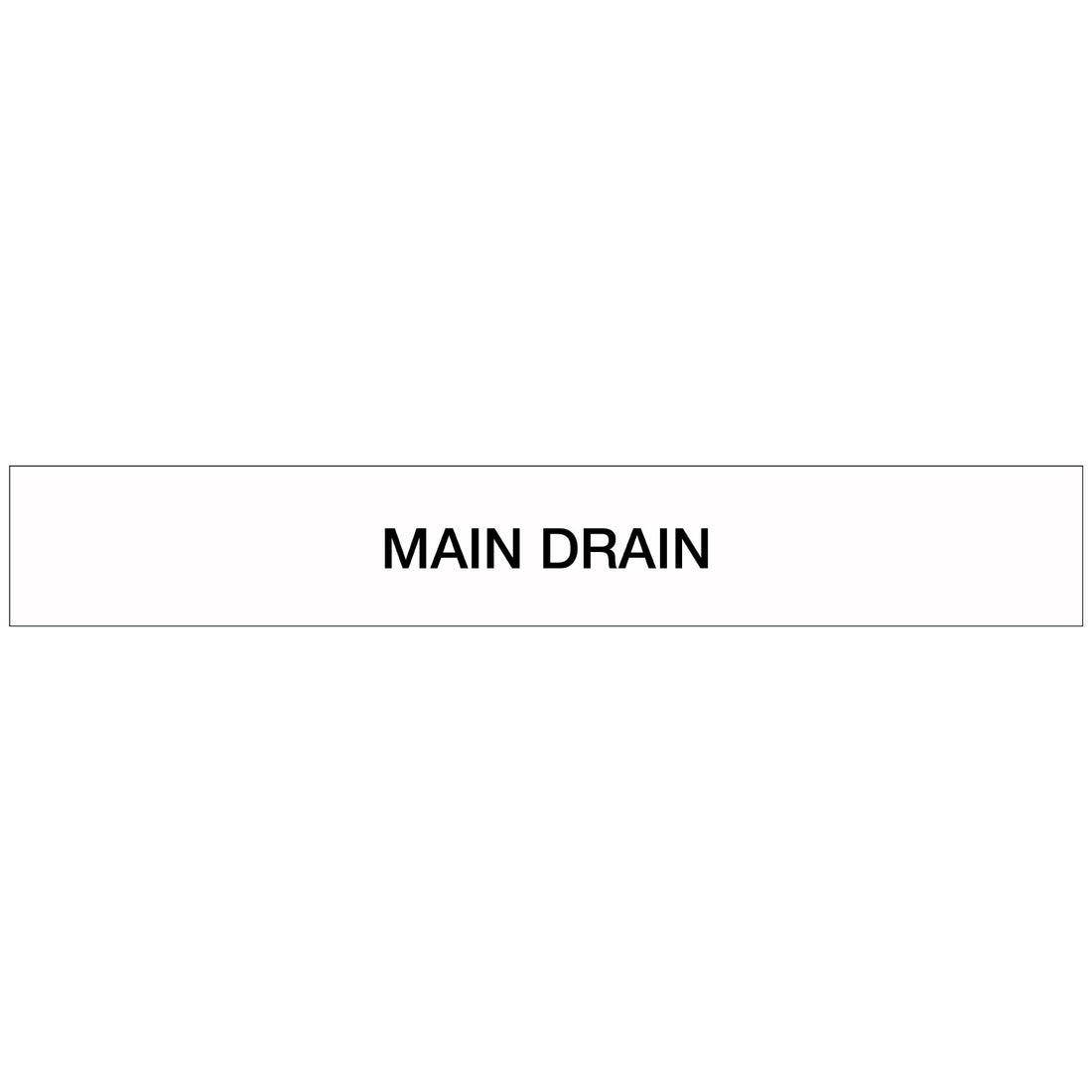 Pool/Spa - Main Drain - Pipe Marker Sticker – New Signs
