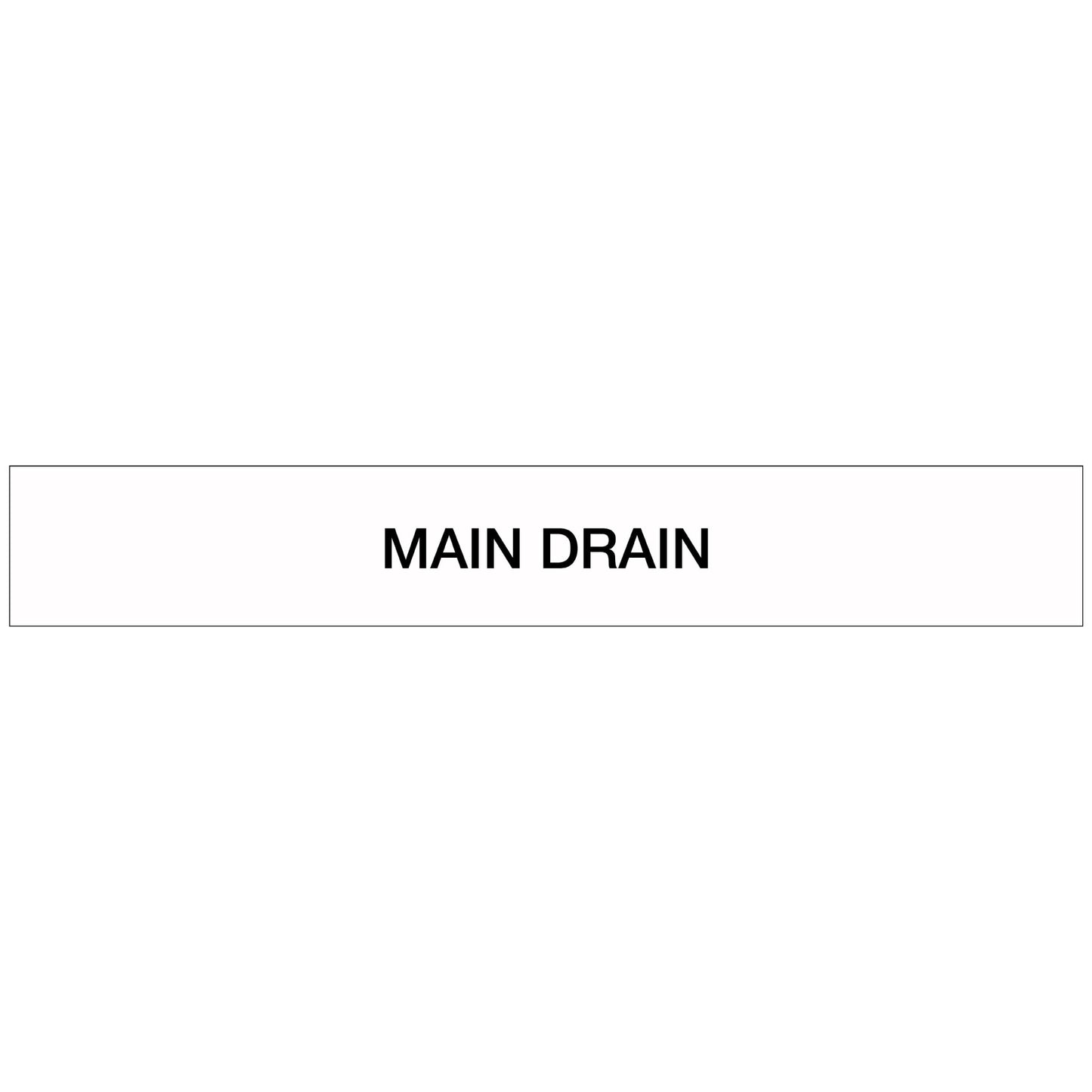 Pool/Spa - Main Drain - Pipe Marker Sticker – New Signs