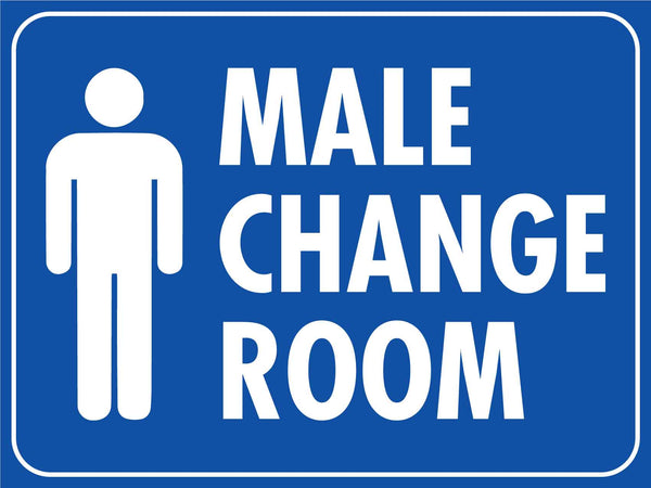 Male Change Room Sign – New Signs