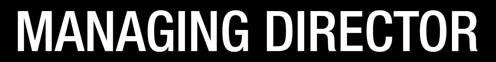 Managing Director - Statutory Sign – New Signs