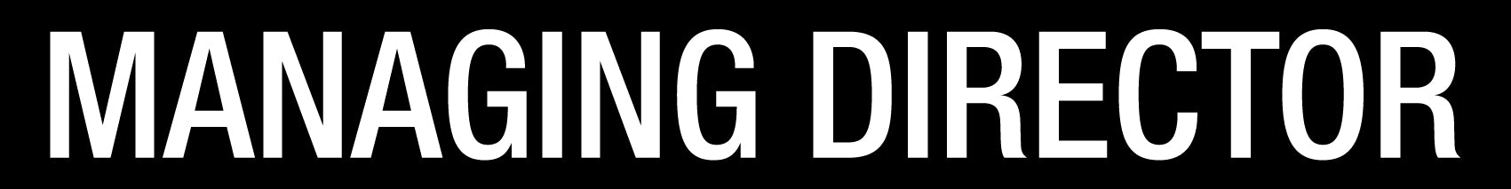 Managing Director - Statutory Sign – New Signs