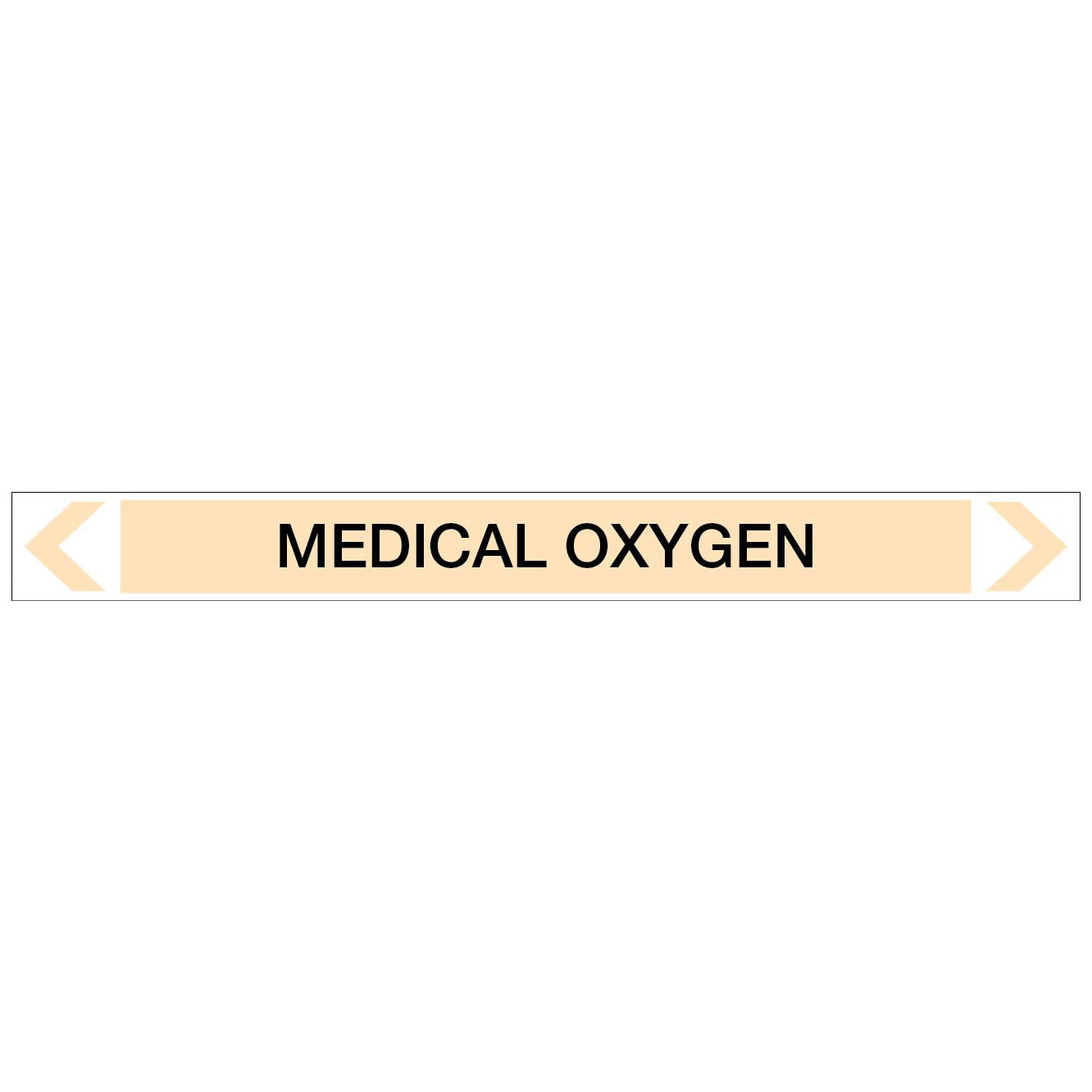 Gases - Medical Oxygen - Pipe Marker Sticker – New Signs