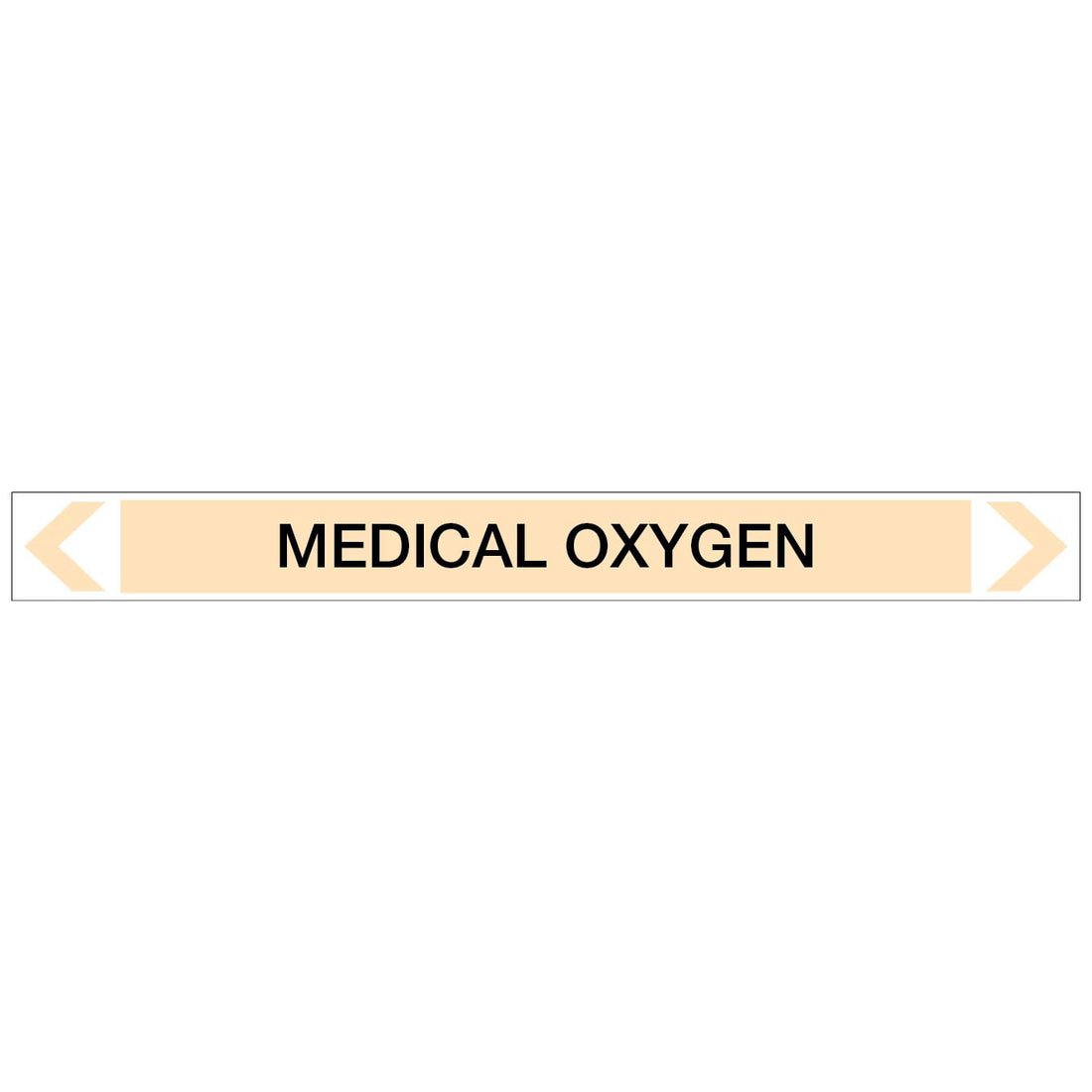 Gases - Medical Oxygen - Pipe Marker Sticker – New Signs