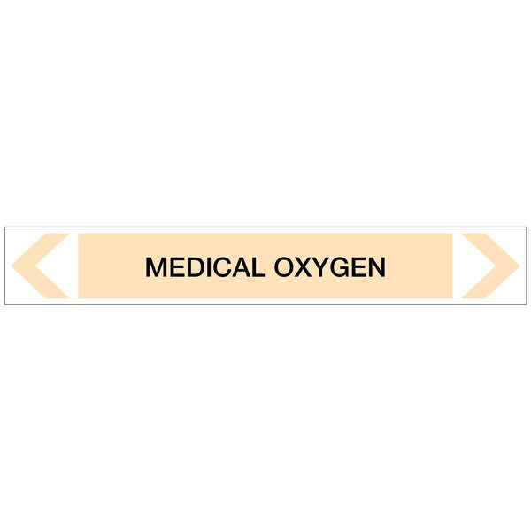 Gases - Medical Oxygen - Pipe Marker Sticker – New Signs