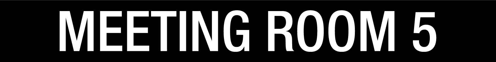 Meeting Room 5 - Statutory Sign – New Signs