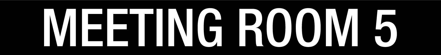 Meeting Room 5 - Statutory Sign – New Signs