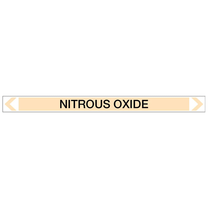 Gases - Nitrous Oxide - Pipe Marker Sticker – New Signs