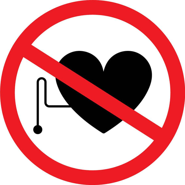 No Admittance With Pacemakers Decal – New Signs