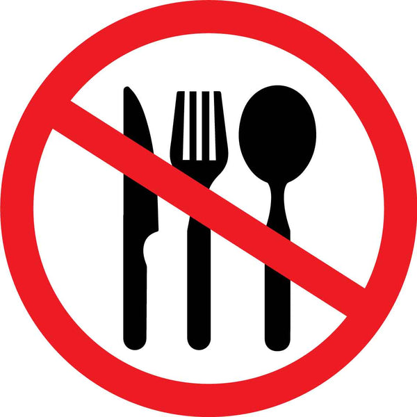 No Eating Decal – New Signs