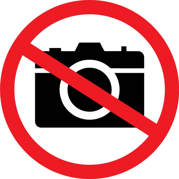 No Photography Decal – New Signs