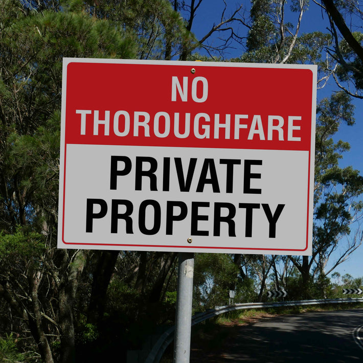 No Through Road Signs – New Signs