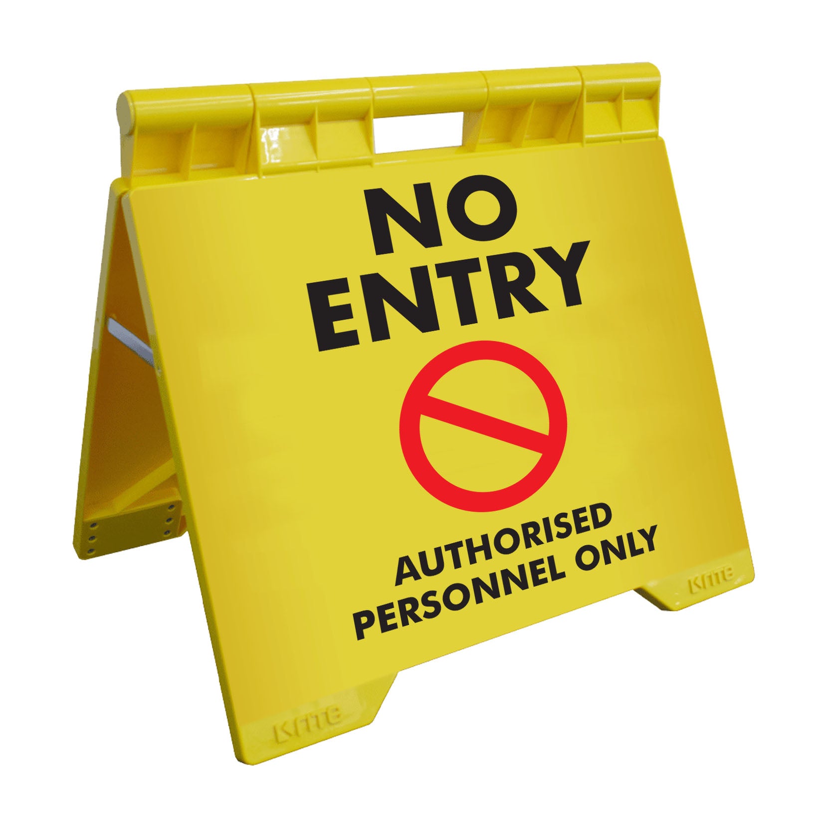 No Entry Authorised Personnel Only - Evarite A-Frame Sign – New Signs