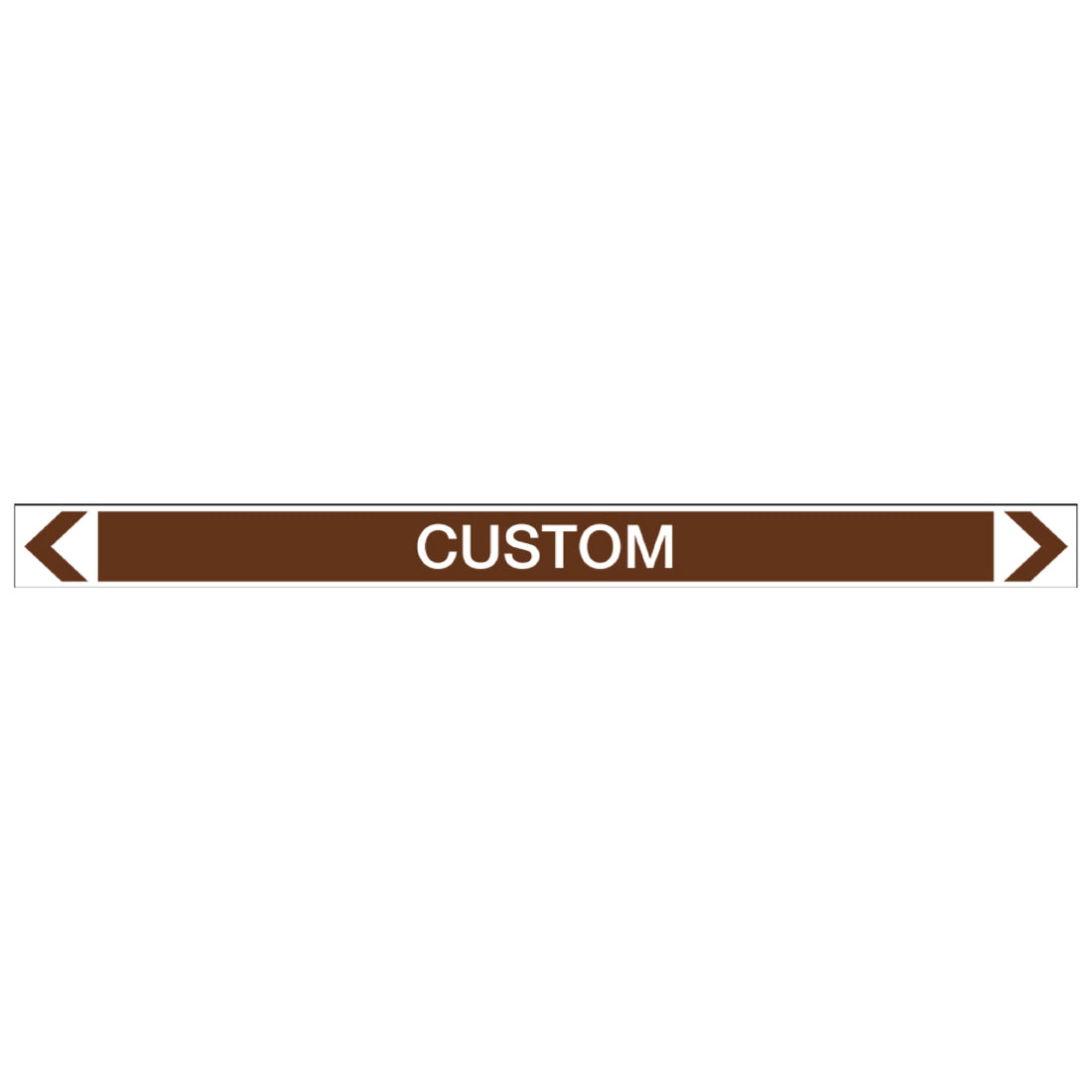 Oils - Custom - Pipe Marker Sticker – New Signs