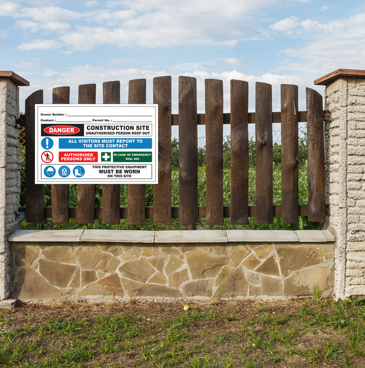 Construction Site Signs – New Signs