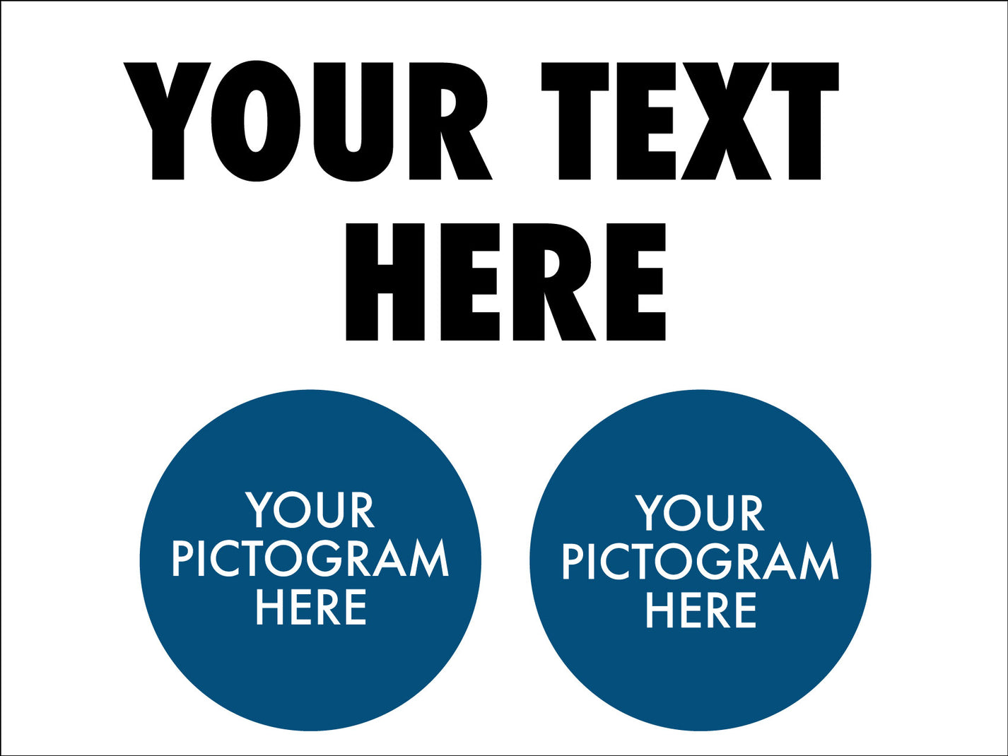 PPE 2 Pictogram Sign - Custom – New Signs