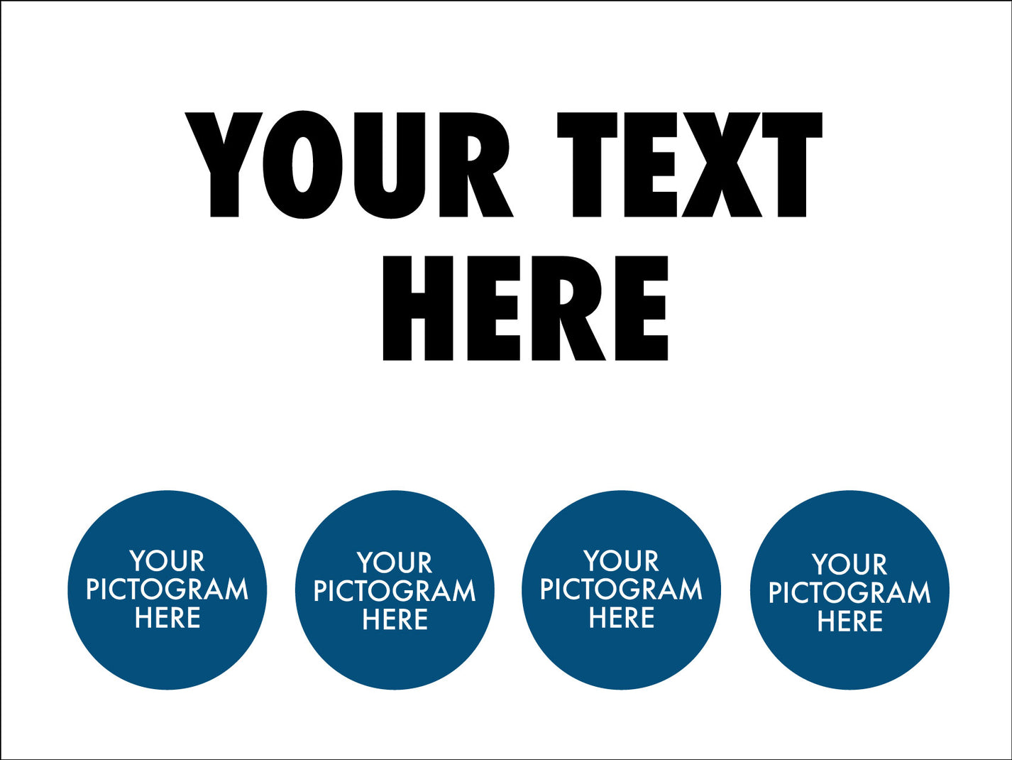 PPE 4 Pictogram Sign - Custom – New Signs