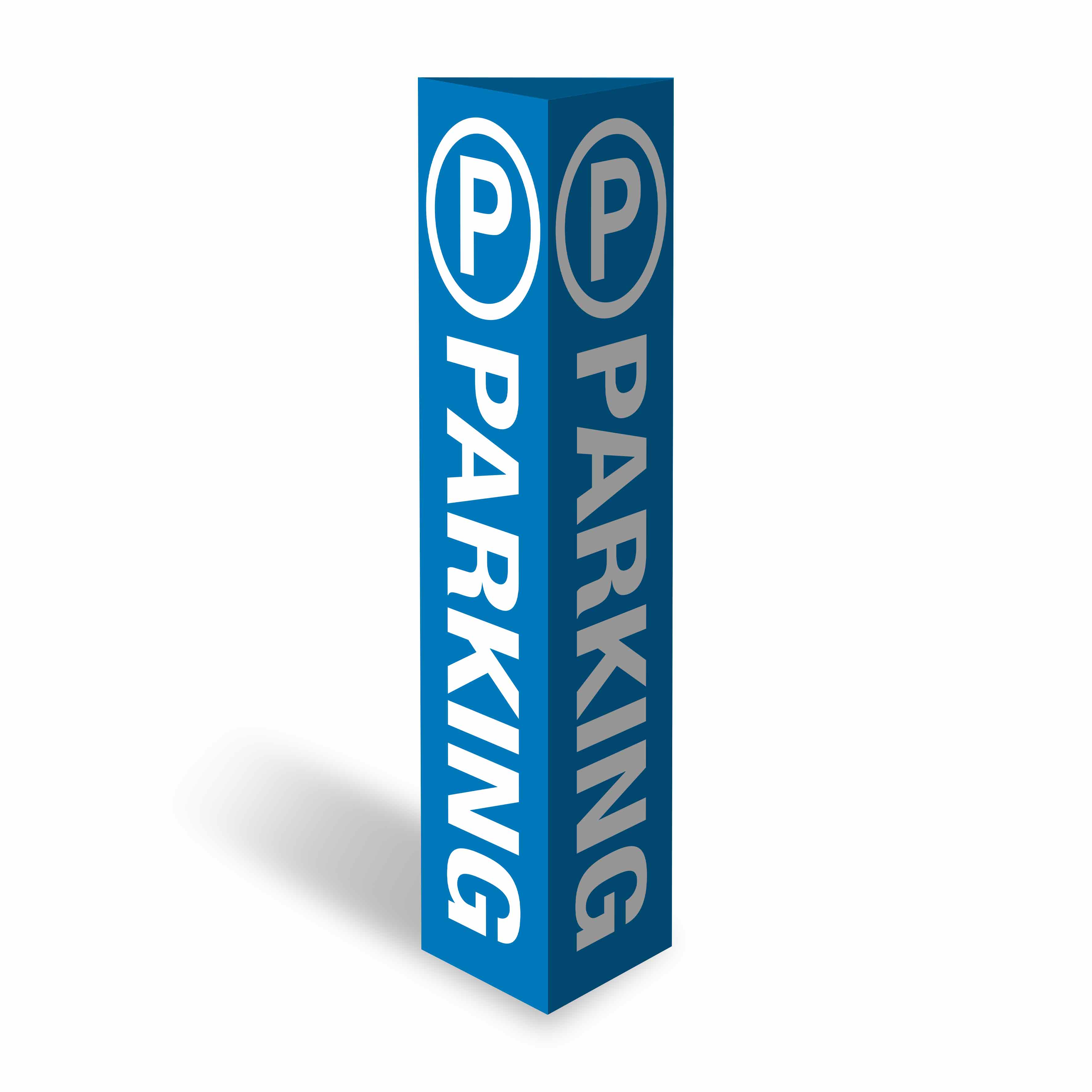 Parking Blue Symbol - Corflute Bollard Cover – New Signs