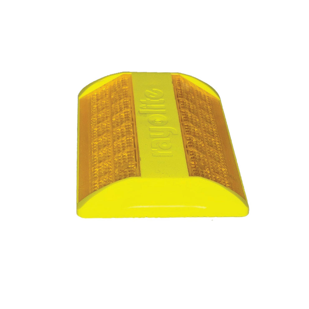 Yellow Raised Reflective 2 Way Pavement Marker RRPM – New Signs