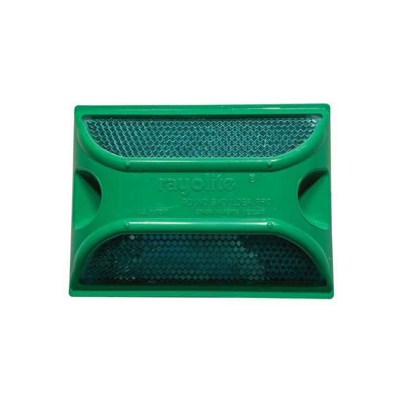 Green Raised Reflective 2 Way Pavement Marker RRPM – New Signs