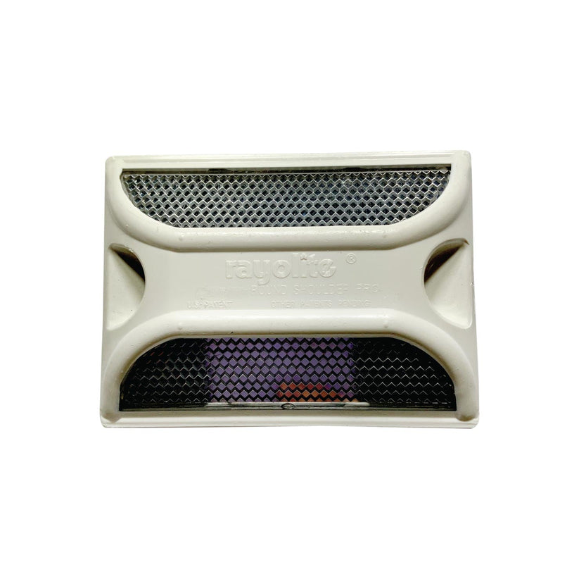 White Raised Reflective 2 Way Pavement Marker RRPM – New Signs