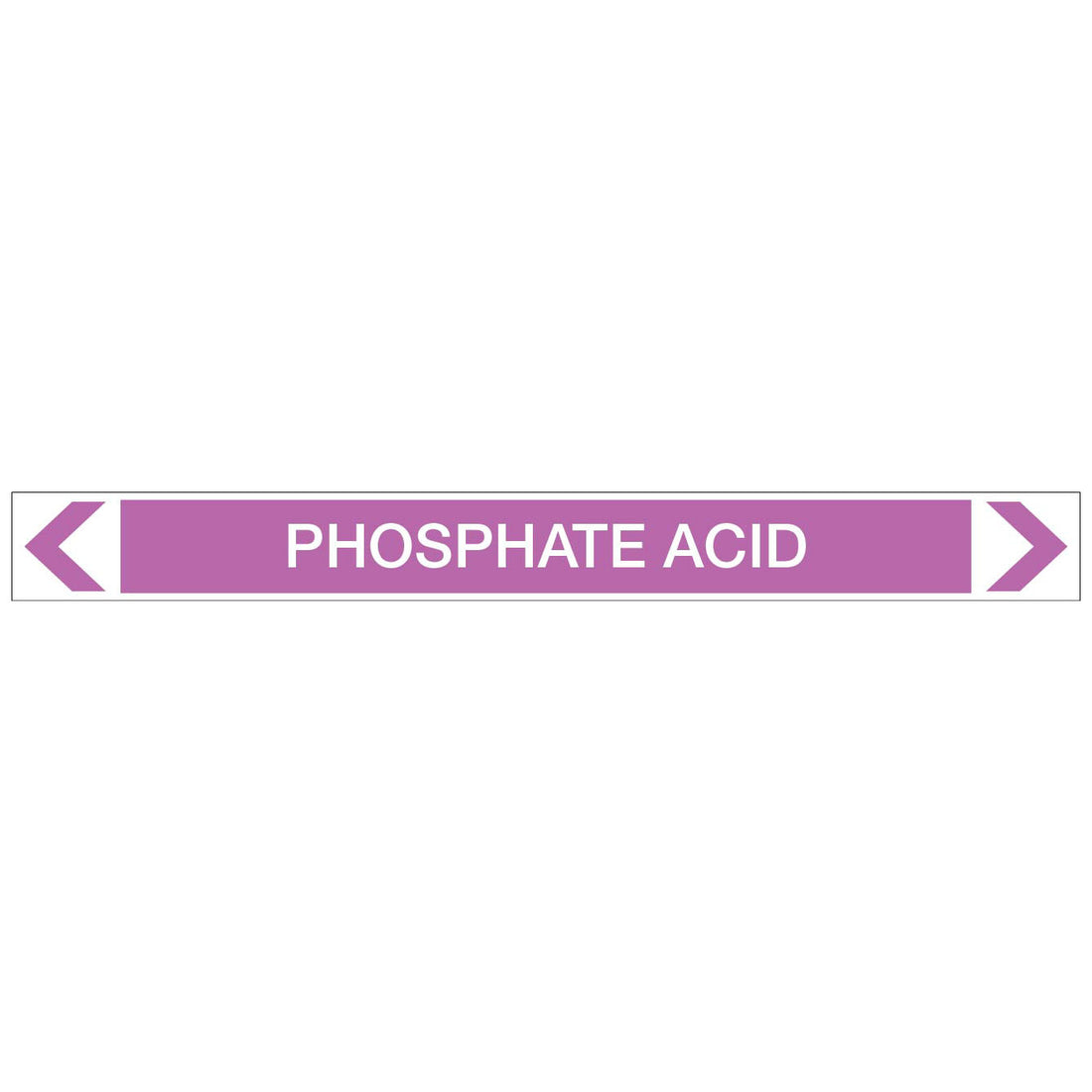 Alkalis / Acids - Phosphate Acid - Pipe Marker Sticker – New Signs