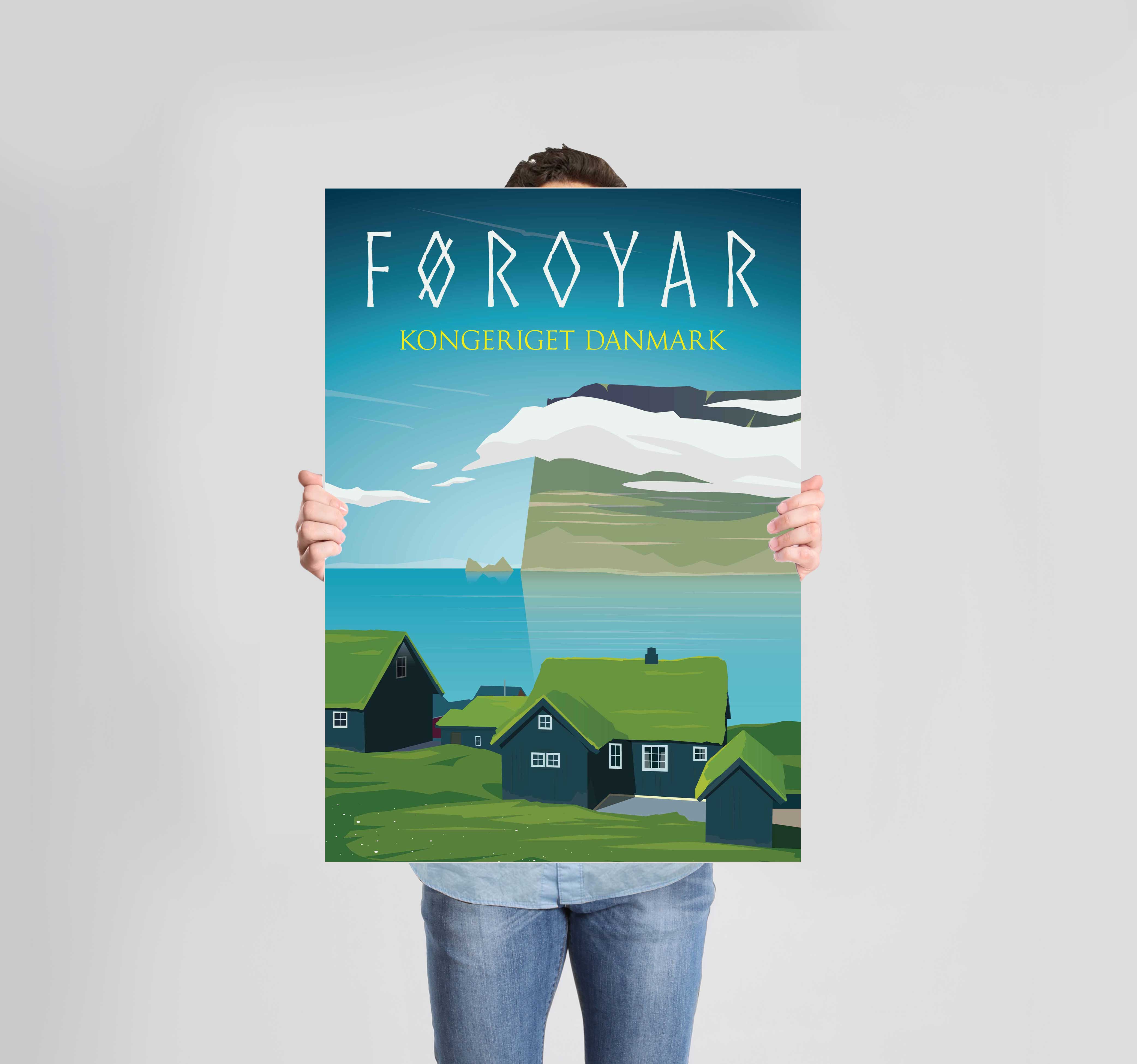 Places Foroyar Poster Wall Art Prints – New Signs