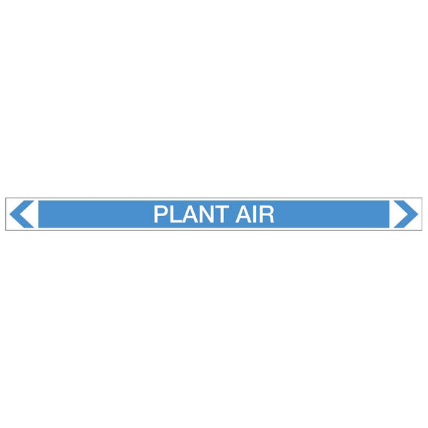 Air - Plant Air - Pipe Marker Sticker – New Signs